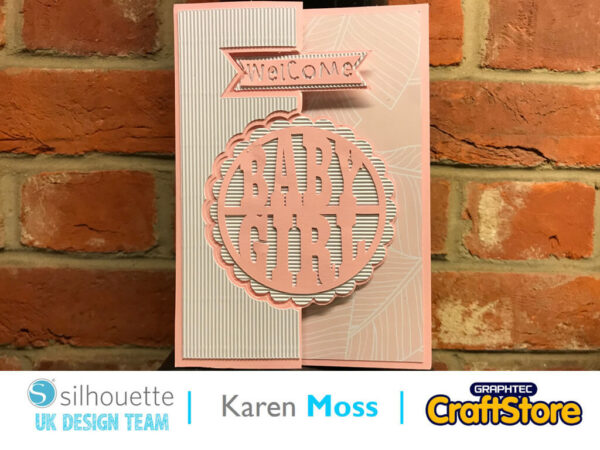 Welcome Baby Swing Card | Karen Moss | Silhouette UK Blog